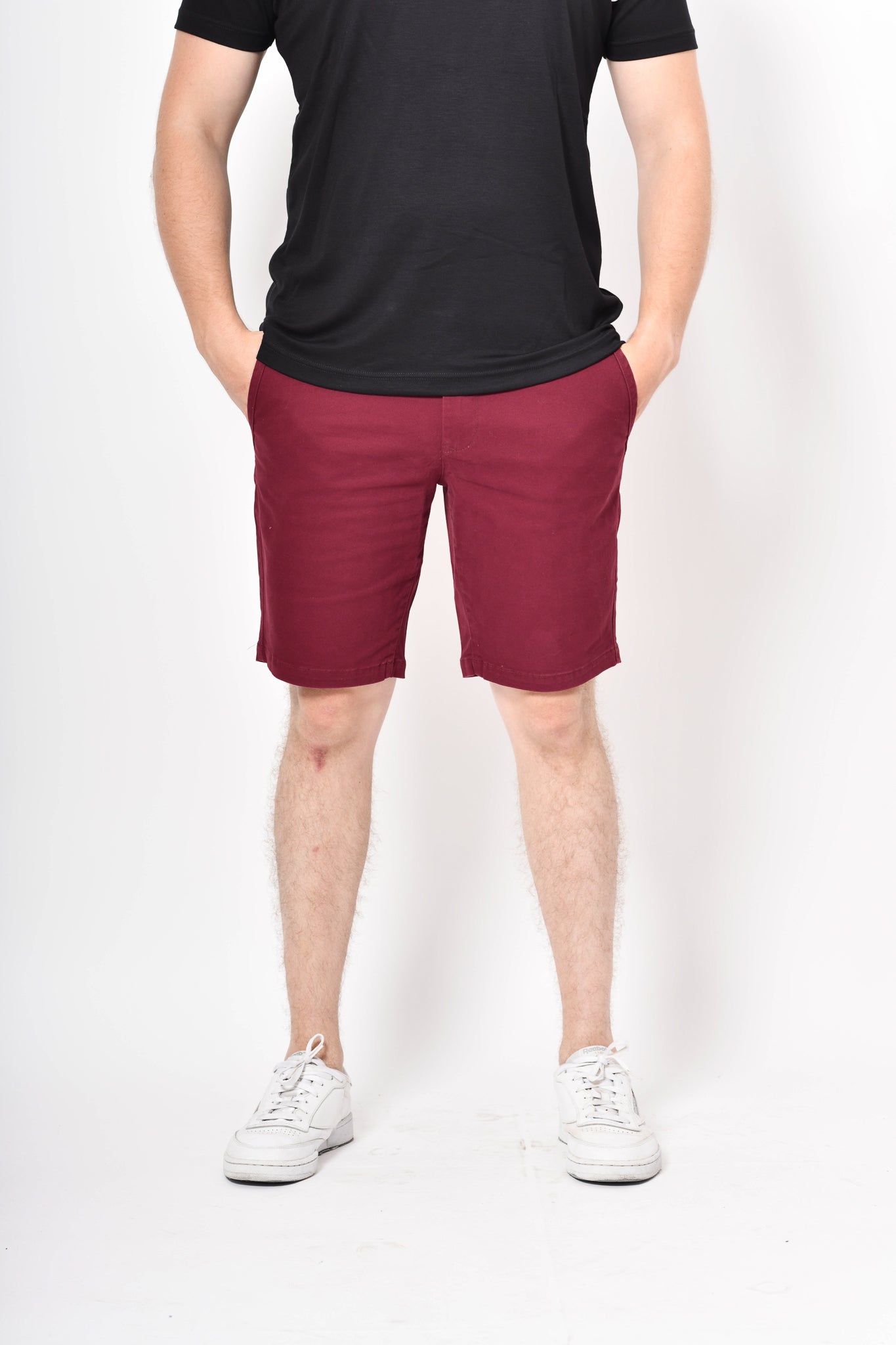 Short de gabardina - corinto claro – Progresiva Guatemala