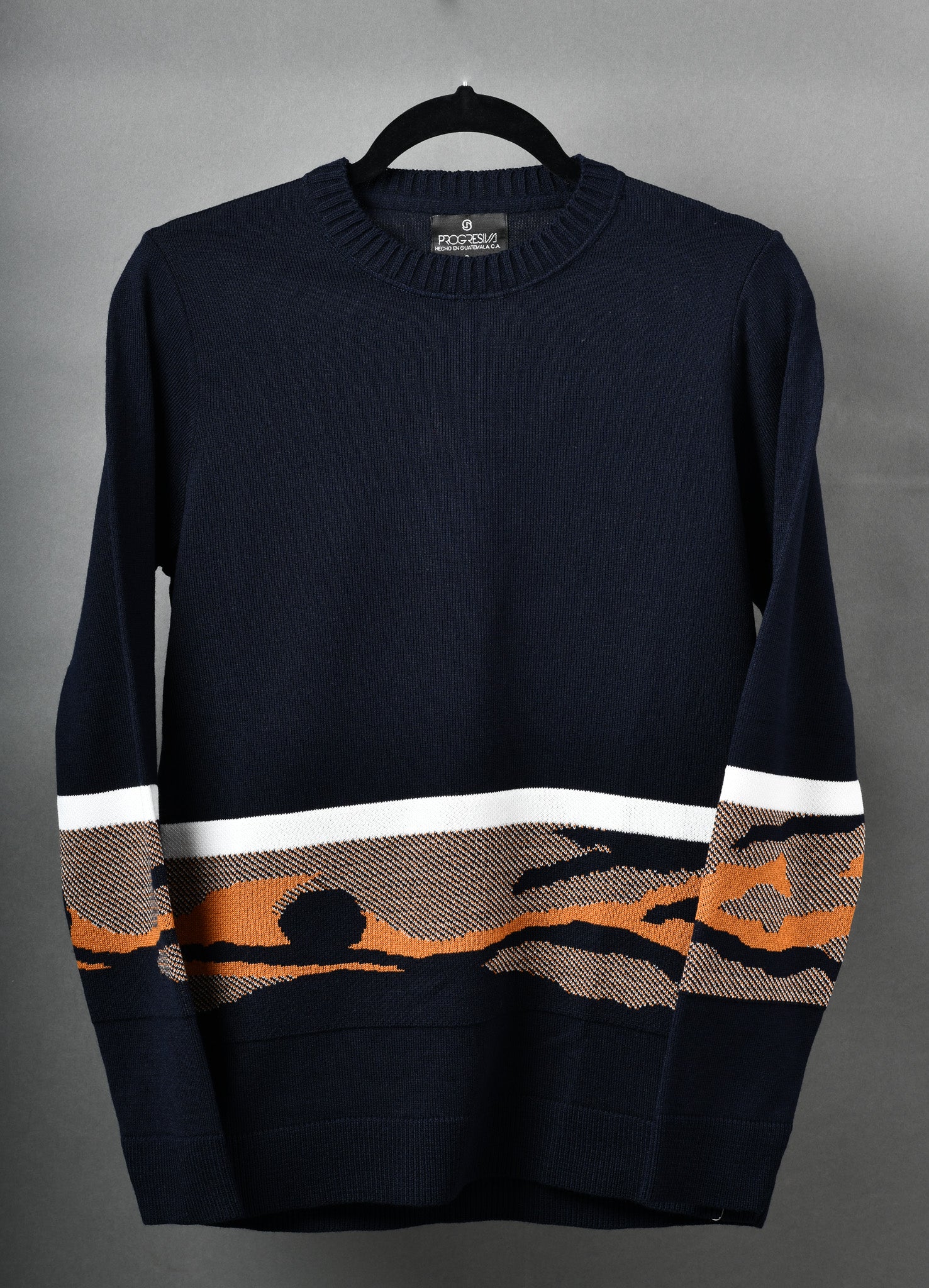 SUÉTER TEJIDO PREMIUM - RECOLETA - AZUL – Progresiva Guatemala